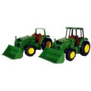 John Deere 5 Piece Monster Treads Toy Tractor Set, Metal Trucks Value ...
