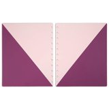 TUL® Discbound Notebook Covers, Letter Size, Pink/Purple, Pack of 2 ...