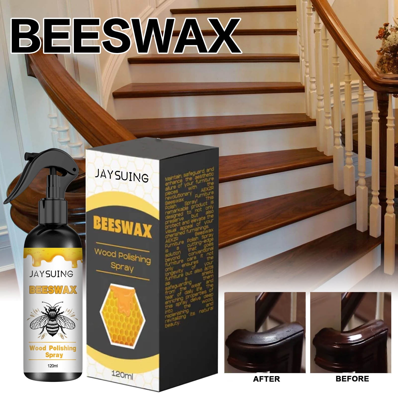 Click here for Eqwljwe Natural Beeswax Spray beeswax Spray Cleane... prices