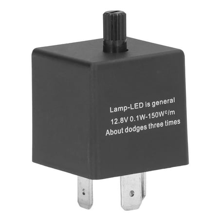 Electronic Flasher Relays, Powerful 3 Pin Adjustable LED Flasher Relay ...
