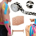 Athletic Sports Tape With Easy Tear, No Sticky Residue Elastic Bandage ...