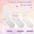 Holzlrgus 10 Pack Women's Turn Cuff Socks Women Bobby Socks Crew Socks ...