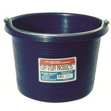 Tuff Stuff 5 Gal. Blue Poly Flat Back Bucket KMC-FB100BL - Walmart.com