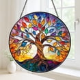Tree of Life Stained Glass Suncatcher – Custom Window Hanging for ...