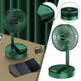 Telescopic Folding Fan, USB Rechargeable, 3-in-1 Tabletop & Floor ...