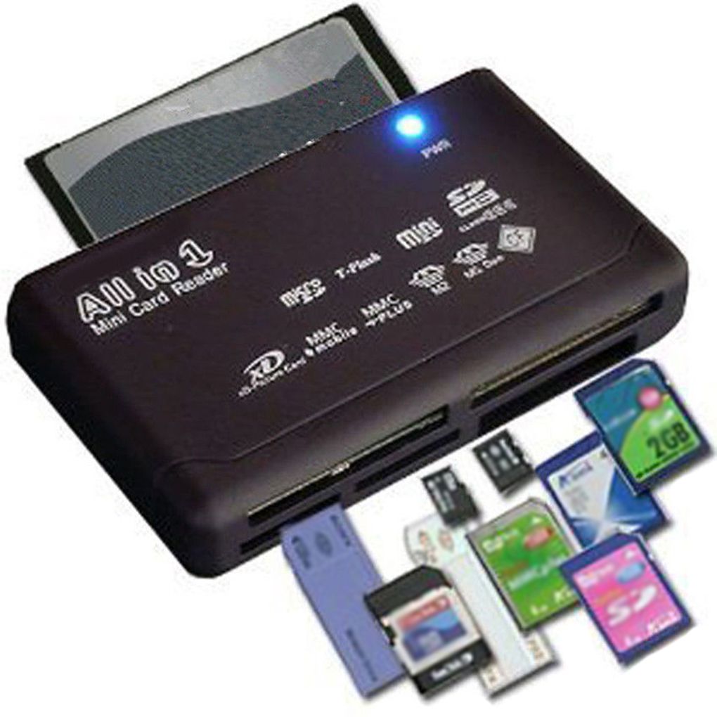 All In One Card Reader USB 2 0 SD Card Reader Adapter Support TF CF SD All In One Card Reader USB 2 0 SD Card Reader Adapter Support TF CF SD