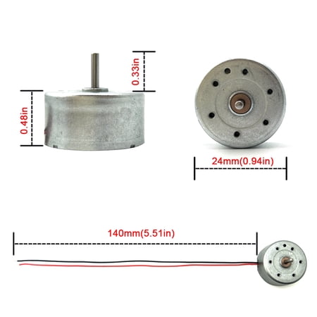 Diy Motor Dc Small Motor 6 Pcs Mini Motor Electric Motor DC 3V 1500RPM ...