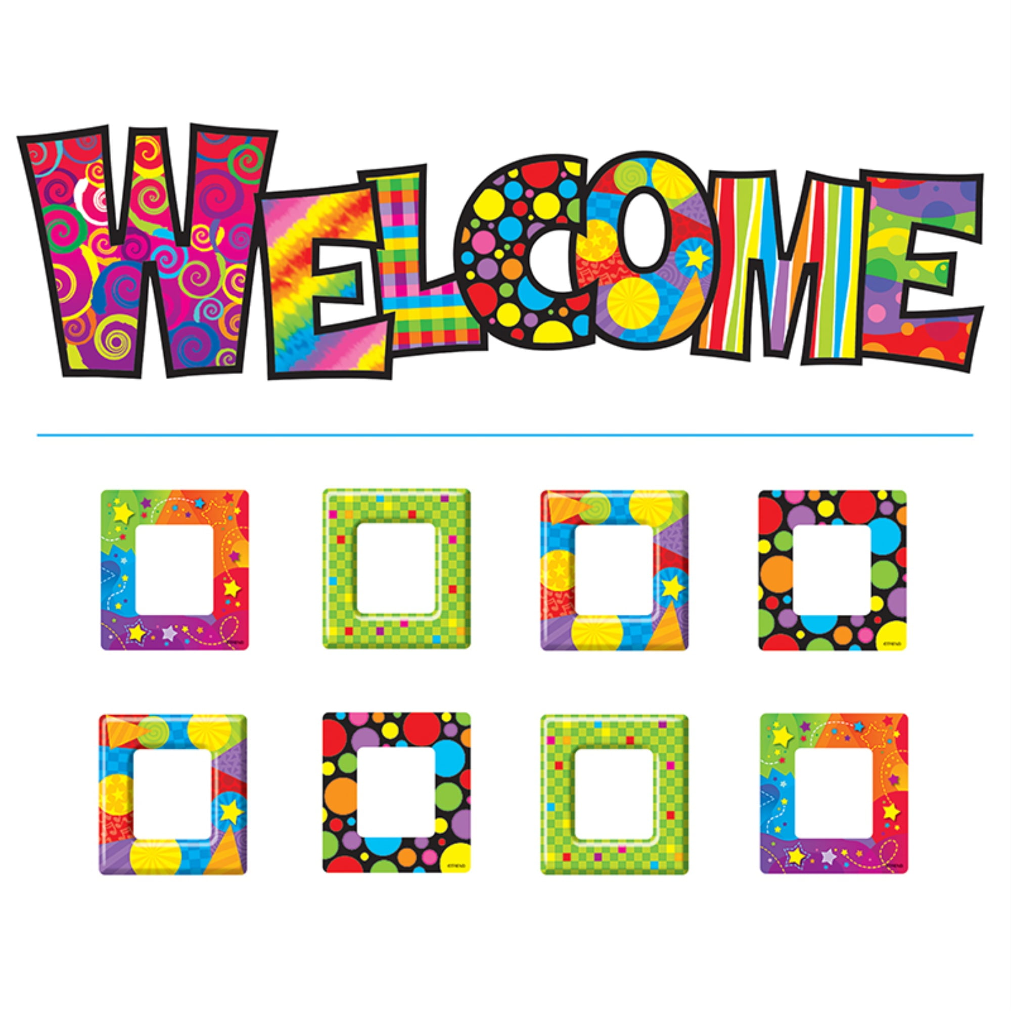 Razzle-Dazzle Welcome Bulletin Board Set - Walmart.com