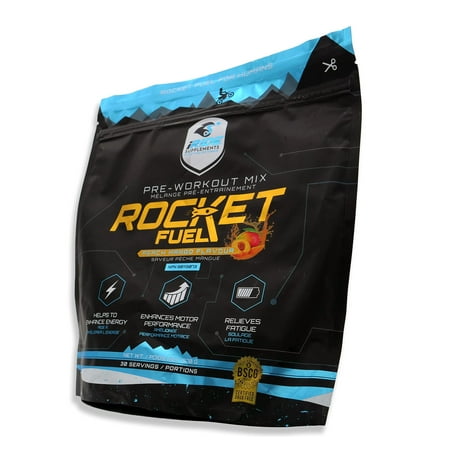 iRide Supplements - Pre Workout Creatine Monohydrate Powder + 200mg Caffeine, Peach Mango ...