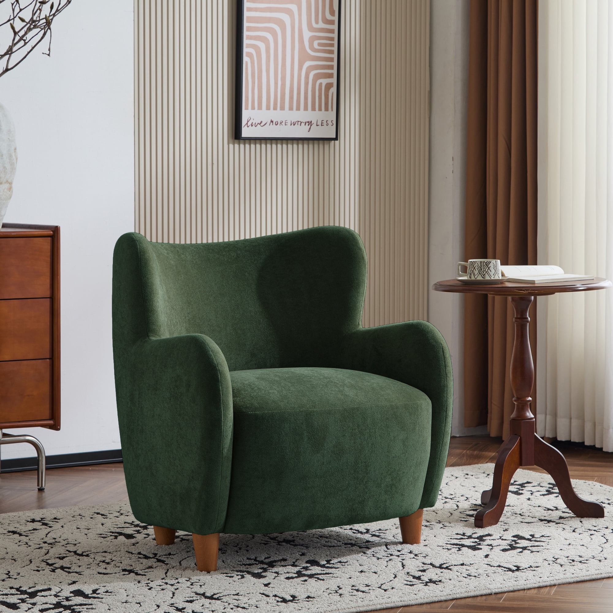 Click here for Noble House Lucia Wingback Armchair light Teak prices