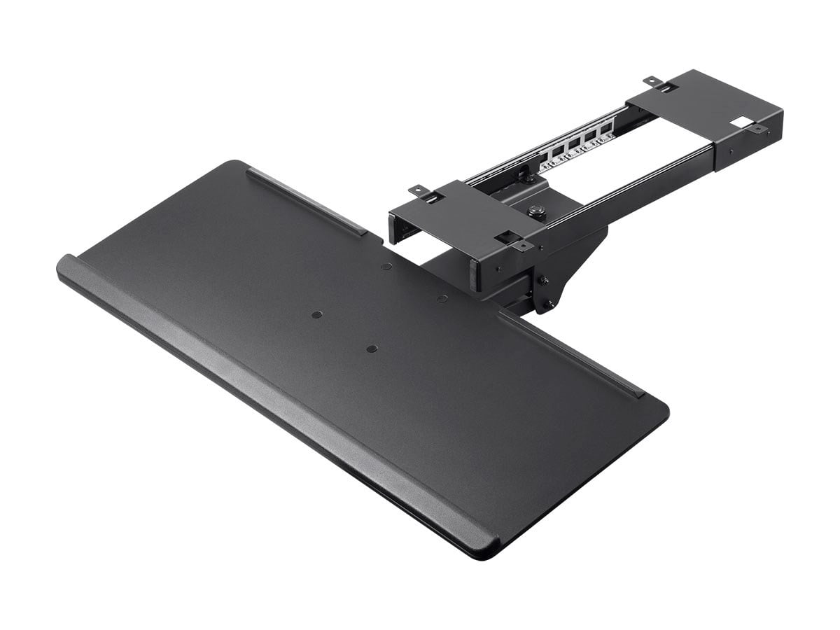Monoprice Adjustable Ergonomic Keyboard Tray - Black With Full Size ...