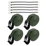 Simple Strap MP2MMBRY 20' X 2mm X 40mm Regular Duty Rubber Tie Down ...