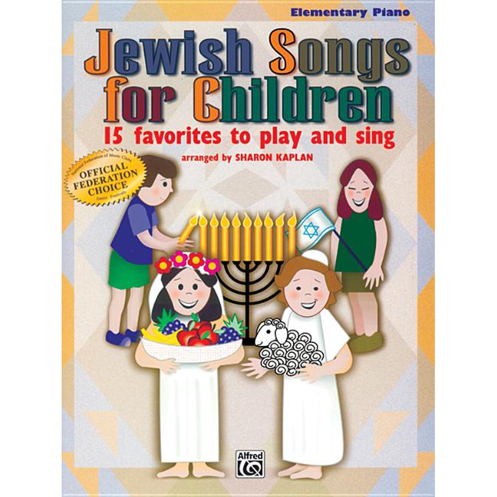 Jewish Songs for Children : 15 Favorites to Play and Sing (Paperback ...