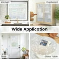 rabbitgoo Window Privacy Film, Decorative Frosted Glass Removable ...