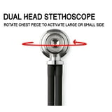 EMI Professional Deluxe PURPLE Aneroid Sphygmomanometer and Sprague Rappaport Stethoscope Set ...