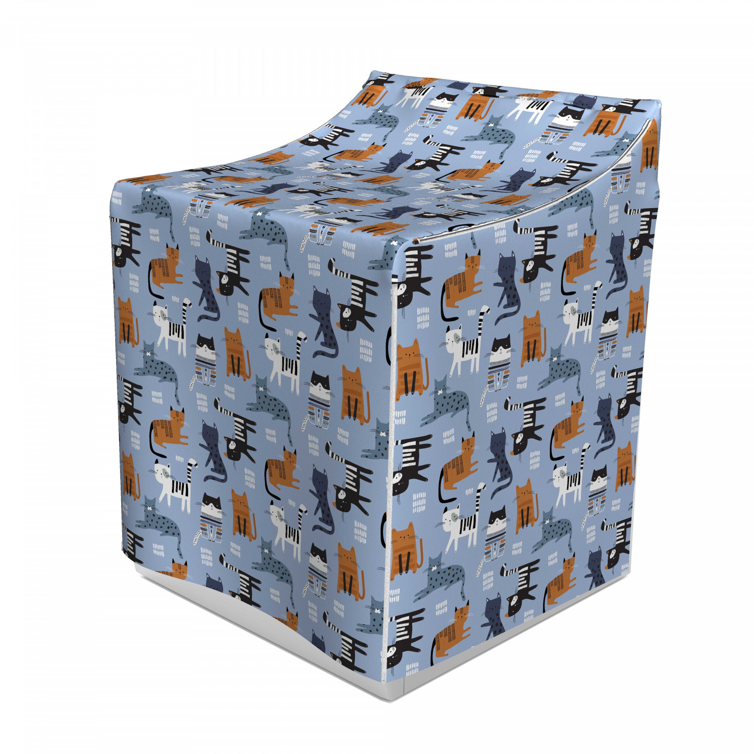 Cat Washer Cover, Domestic Kitty Feline Meow Pet Paws Creative Animal ...