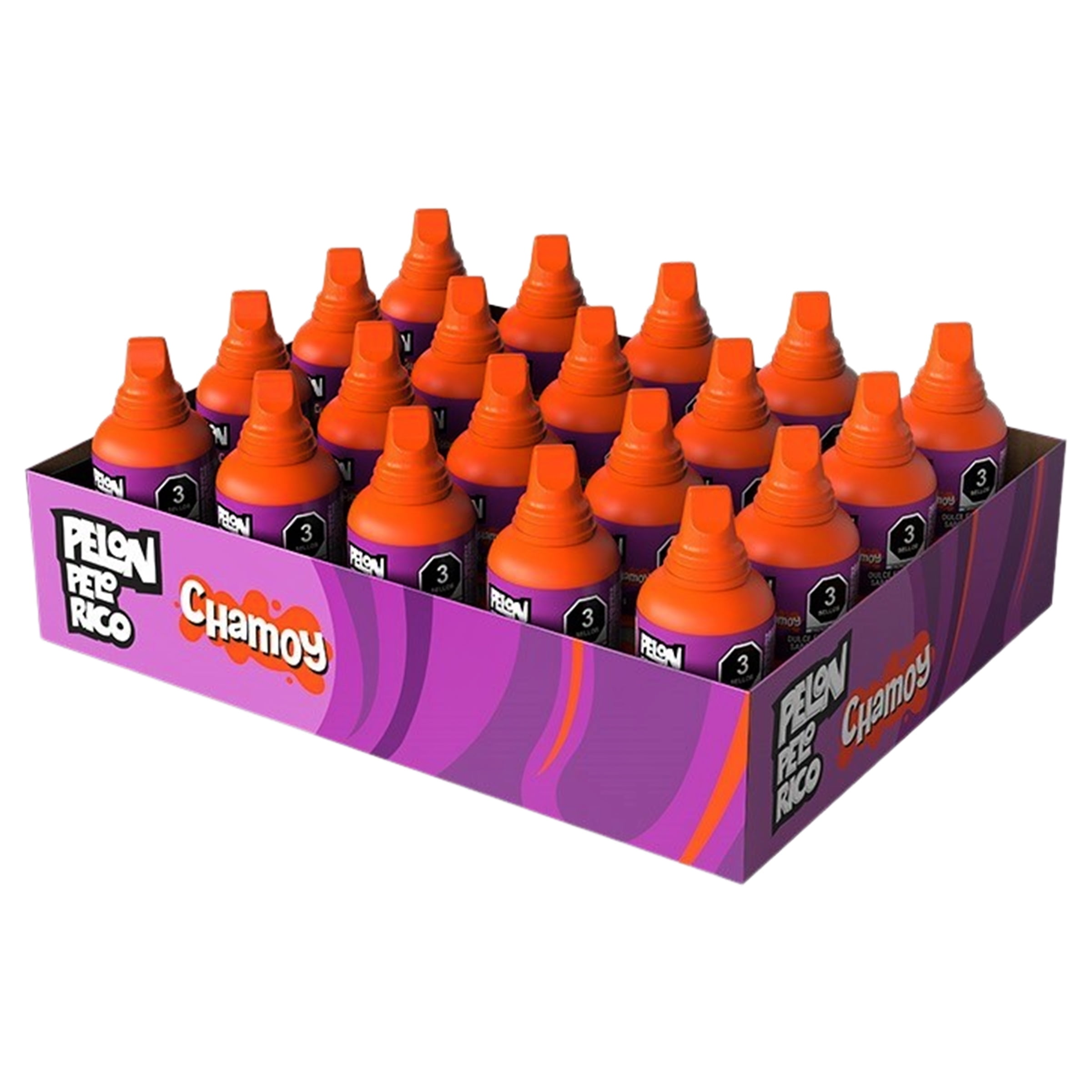 PELON PELO RICO PAQUETE DULCE ENCHILADO SABOR A CHAMOY 20 PIEZA(S ...