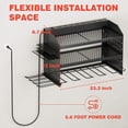 VDEVY Power Tool Organizer Wall Mount with Charging Station, 8 Outlet ...