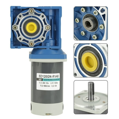 Dc Motor Cw/ccw Dc Motor 120W RV40 Gear Motor Speed Adjustable CW/CCW ...