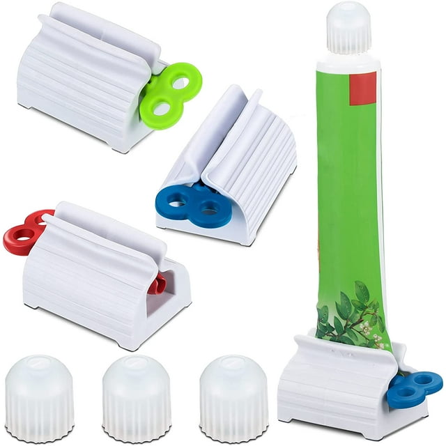 6 Pieces Toothpaste Squeezer Self Cleaning Toothpaste Caps Toothpaste ...