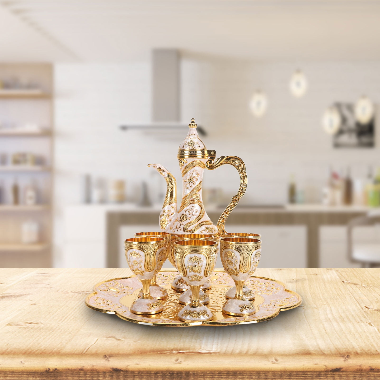 Click here for Domqga Vintage Turkish Tea Set  Multifunctional Zi... prices