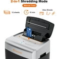 Paper Shredder for Office, 110-Sheet Autofeed Heavy Duty Home Office ...