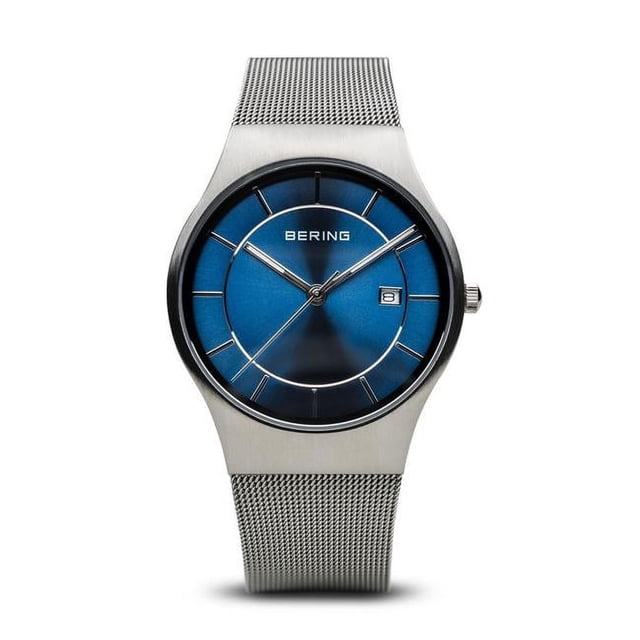 Bering 11938-003 Male Classic Brushed Silver Mesh Watch - Walmart.ca