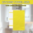 Dish Towels for Kitchen, 100% Cotton Absorbent Ultra Soft Tea Cloths ...