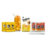 J Way Instant Boba Fruity Green Tea Set, Passionfruit Pineapple Bubble ...