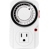 GE 24-Hour Heavy Duty Indoor Plug-In Timer, 2-Outlets, 15075 - Walmart.com