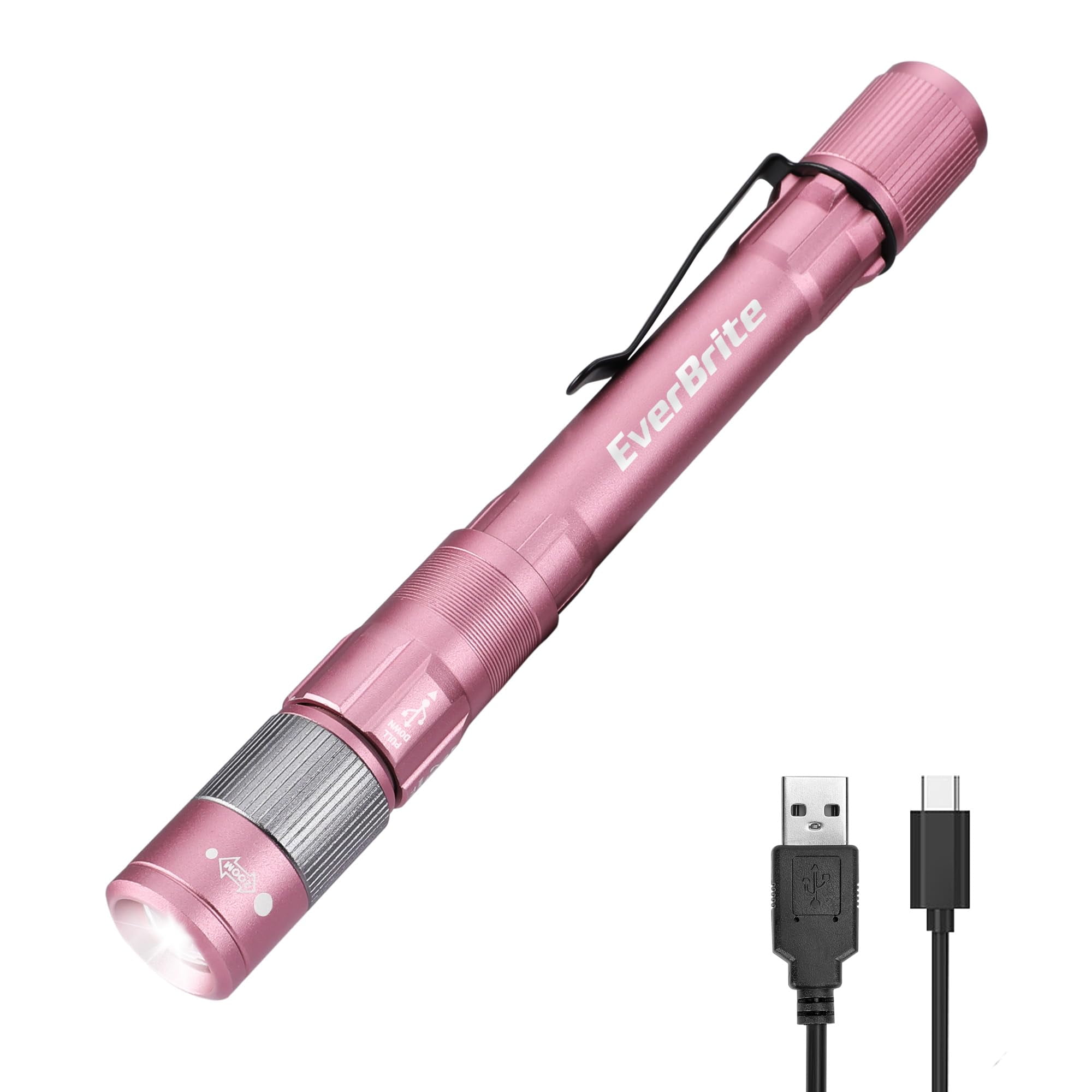 Linterna recargable EverBrite de 300 lúmenes, color rosa | Bodega ...