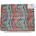 Boho Chic Decorative Indian Kantha Quilt, Multi Color Striped Print ...