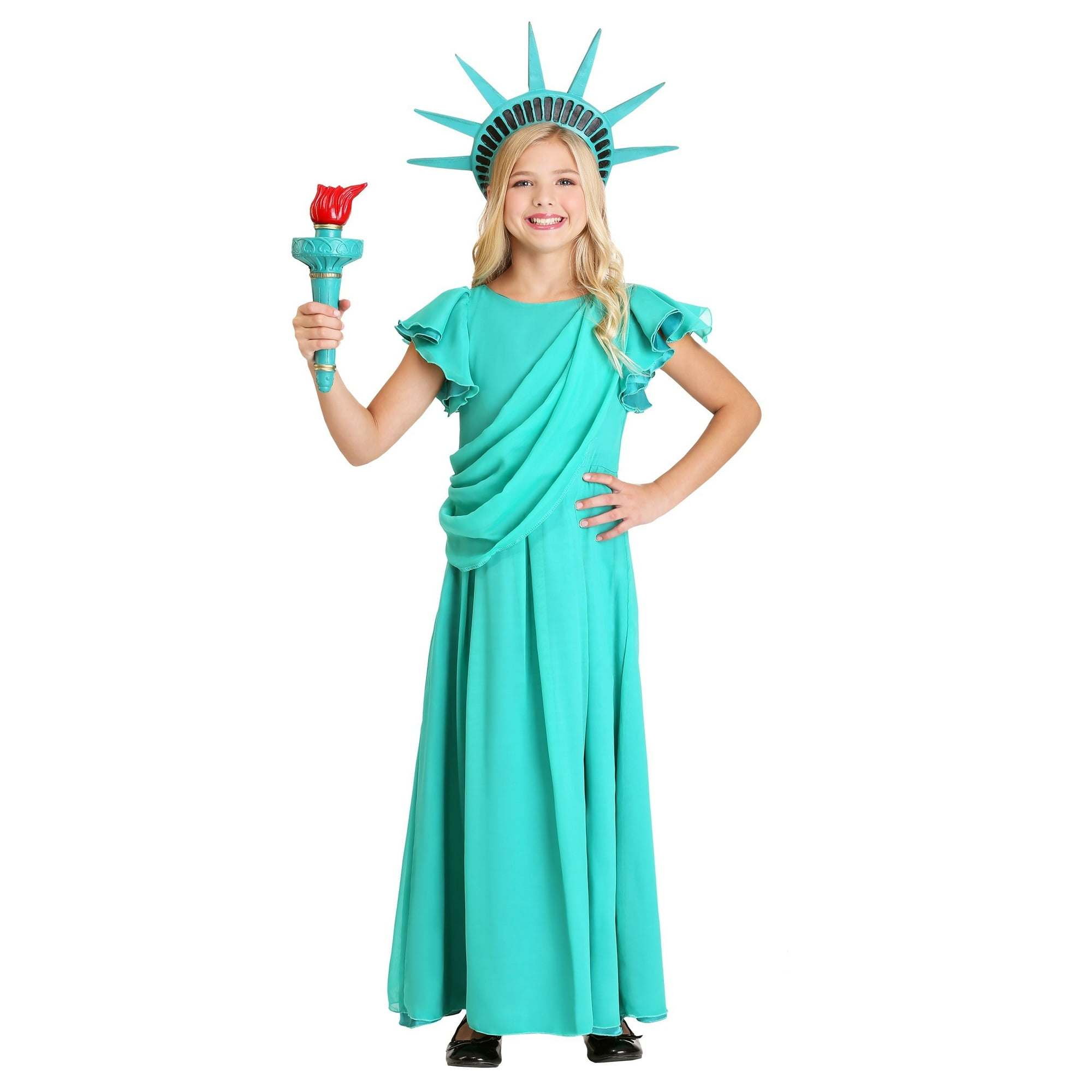 Click here for Fun Costumes Girls Statue Of Liberty Costume S prices