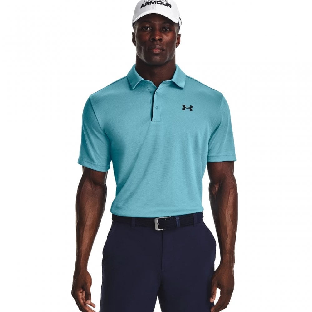 Under Armour 2023 Mens Tech Polo Glacier Blue/Black - L - Walmart.com