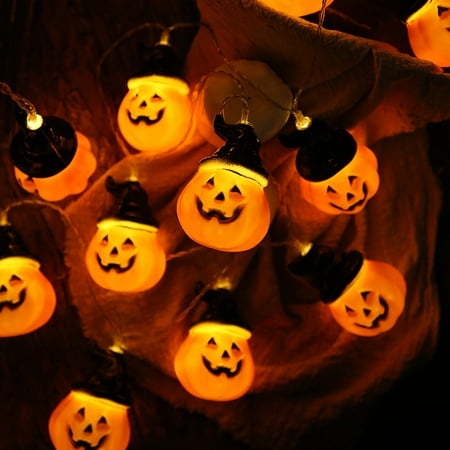 JOYWEI Halloween Fairy Lights Pumpkin Ghost Lantern 3 Meters 20 LED ...