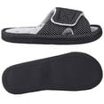 Cozy Memory Foam Men's Slippers Adjustable Comfy Open Toe House Slippers Slip On Indoor Bedroom ...
