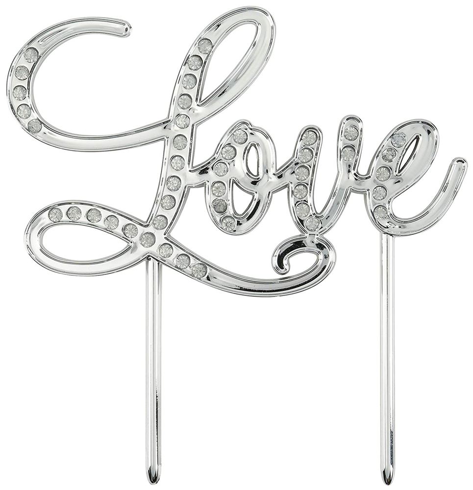 "Love" Cake Topper for Proposal, Wedding, Bridal Shower or Anniversary ...