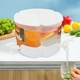 3-in-1 Rotating Beverage Dispenser, 5.2L Food-grade PP Swivel Drink ...