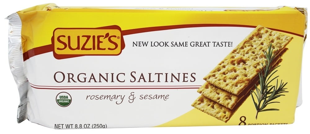 Suzie's - Organic Saltines Rosemary & Sesame - 8.8 oz. | Walmart Canada