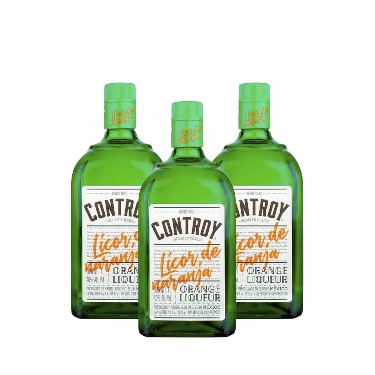 Pack De 3 Licor Controy 1Lt | Walmart en línea