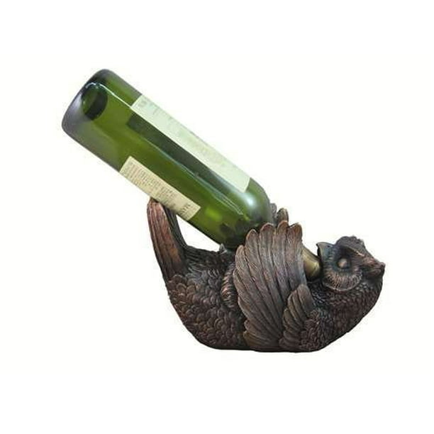 Drinking Wise Owl Decorative Wine Bottle Holder | Elegant Nocturnal ...