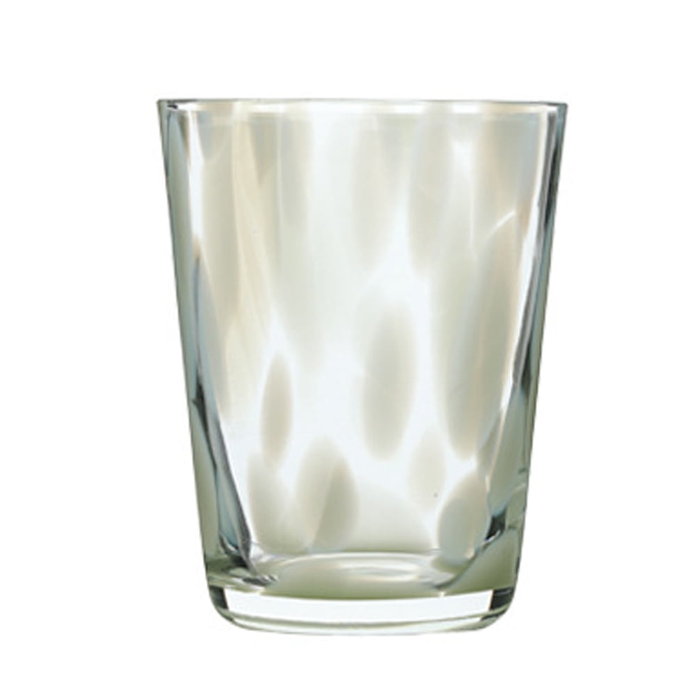 350ml polka dot glass water cup, colored glass cup, milk coffee cup ...