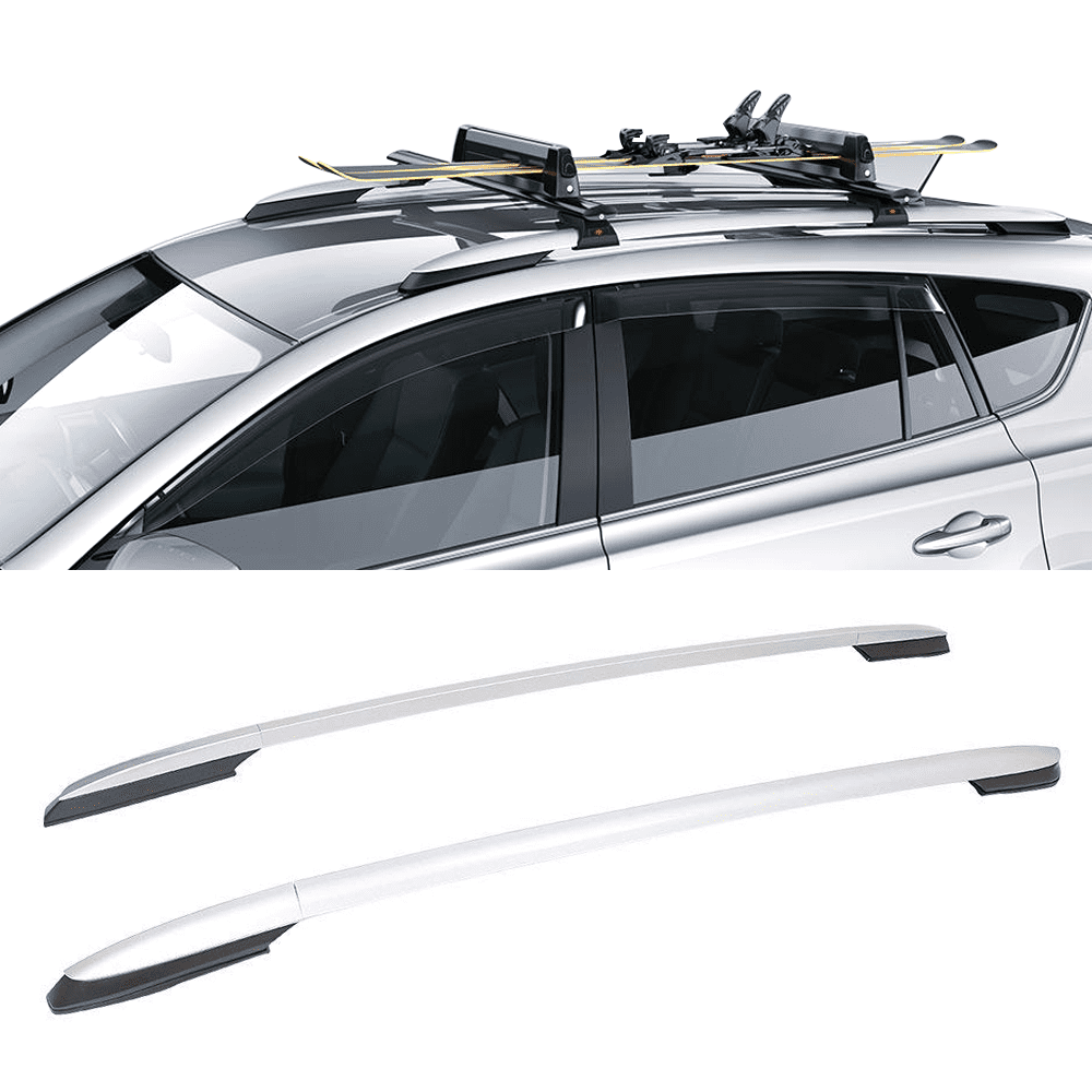 Ikon Motorsports 13-18 Toyota RAV4 Roof Rack with Cross Bars - Factory ...