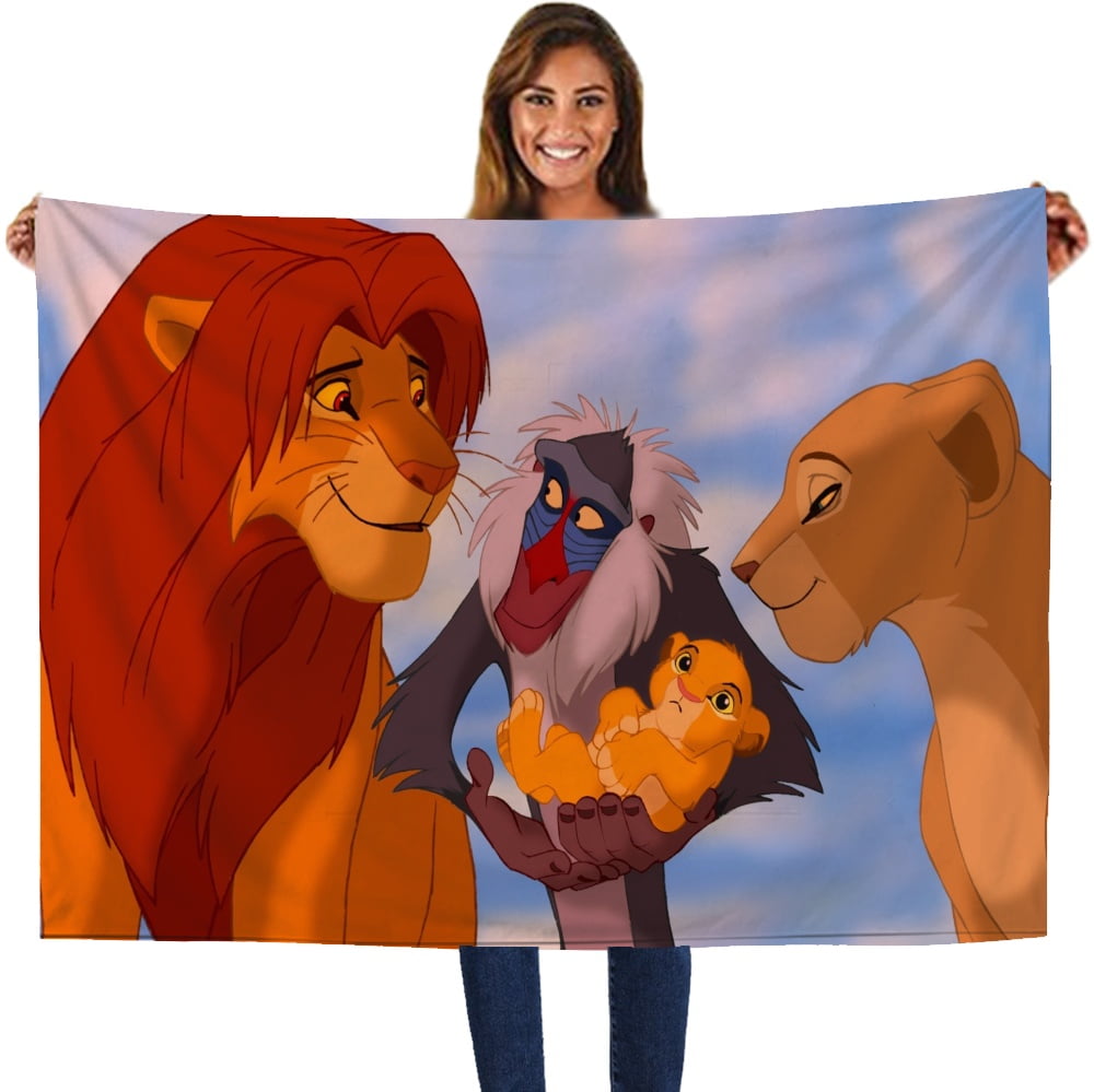The Lion King Simba Blankets&Throws Warm Throw Blankets Lightweight for ...