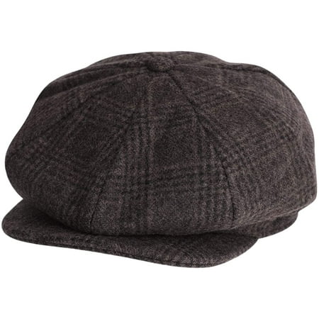 Men's Boy Newsboy Cap Gatsby Hat Wool Blend Newsboy Flat Cap French ...
