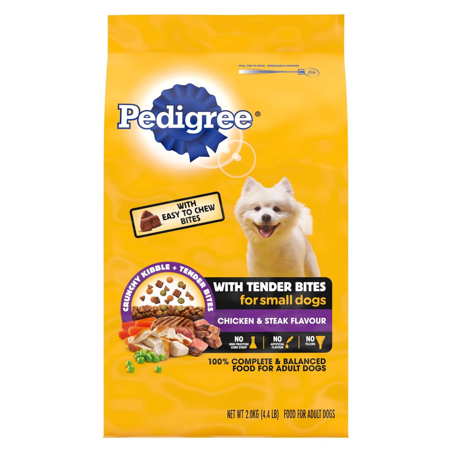 Click here for Pedigree Tender Bites Small Breed Chicken & Steak... prices
