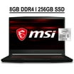 MSI 15.6" FHD Gaming Laptop, Intel Core i5-10200H, 8GB RAM, NVIDIA ...