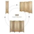 Hofitlead 6 Panel Wood Folding Room Divider,7.8 Ft Tall Wood Screen ...