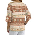 Whosucclay Lightweight Imitation Linen-Like Blouse for Summer Spring ...