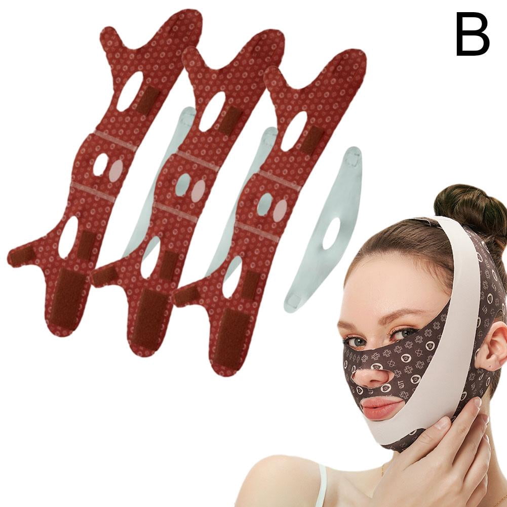 Adjustable V Face Bandage Lift Up Belt Reduce Double Chin Face ...